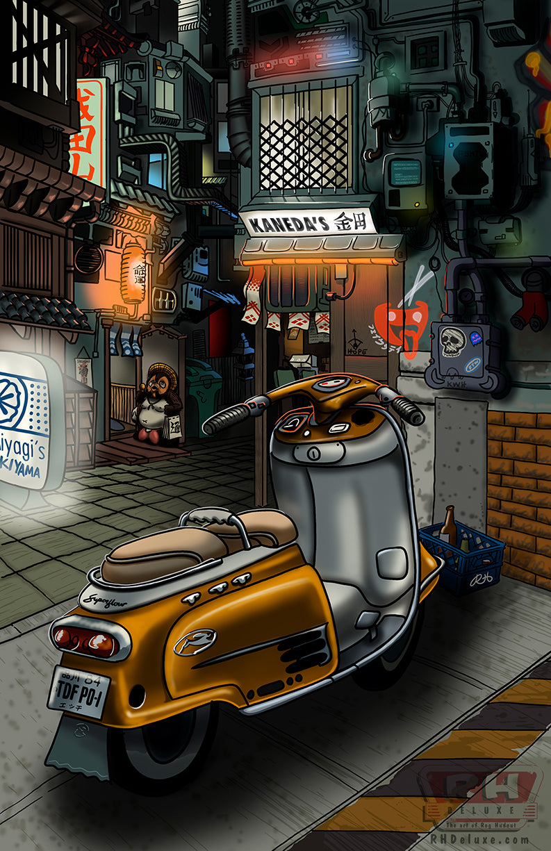 FUJI RABBIT - ORDER SOON, LIMITED SUPPLY - 11 x 17 – RHDeluxe